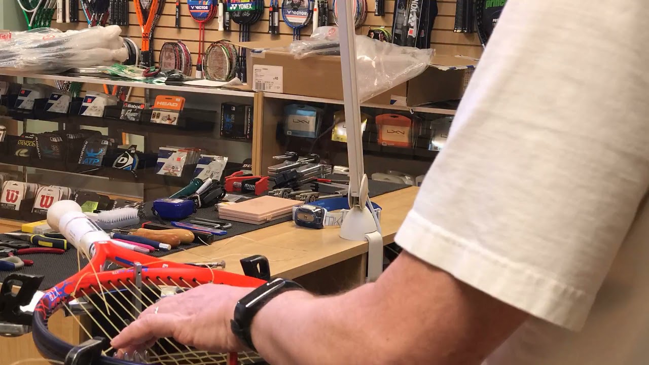 Time Lapse: How to String a Head Radical XTR Tennis Racquet (Scott ...