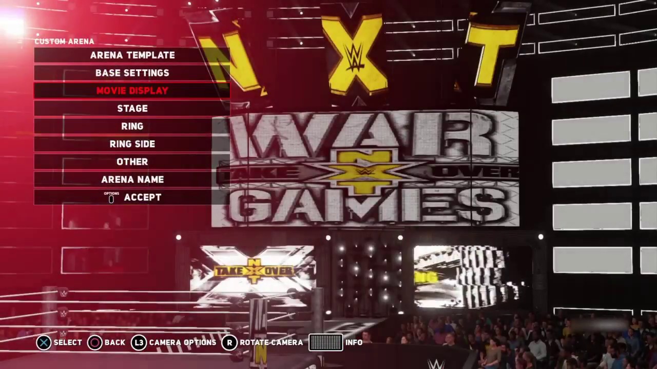 WWE 2K18: How To Make NXT Takeover War Games Arena - YouTube