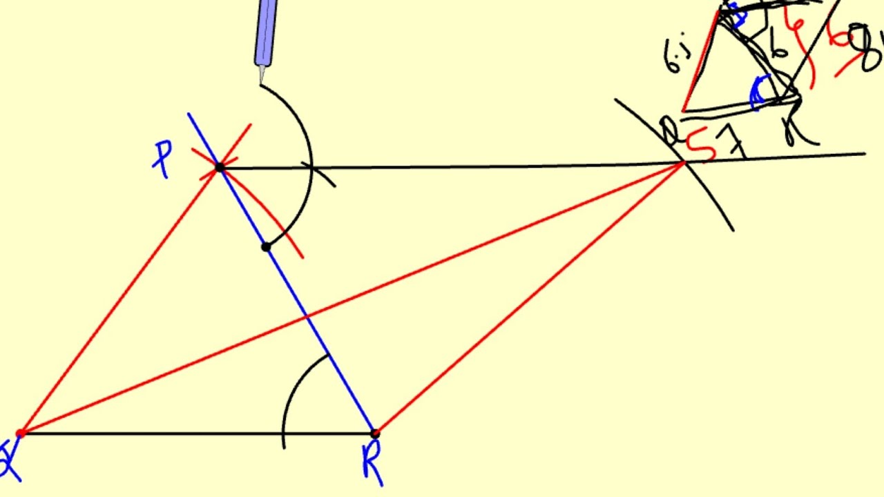 construction Triangle equal to Triangle - YouTube