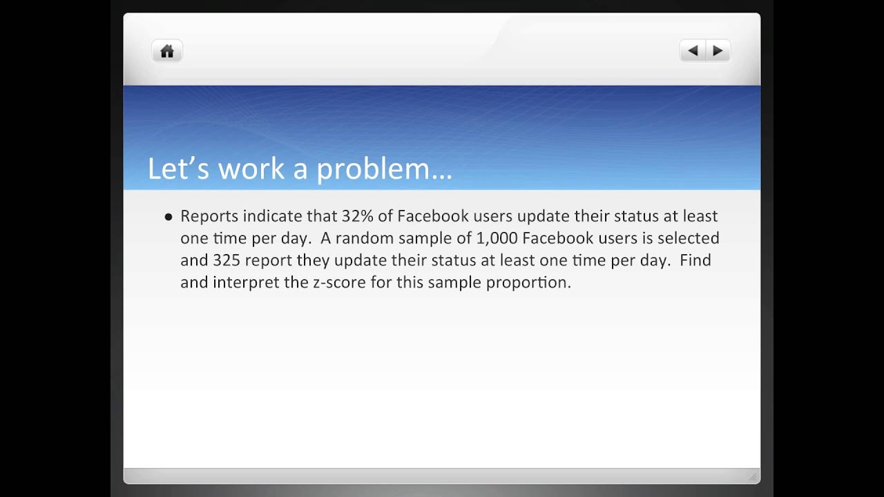 CLT proportions z scores - YouTube