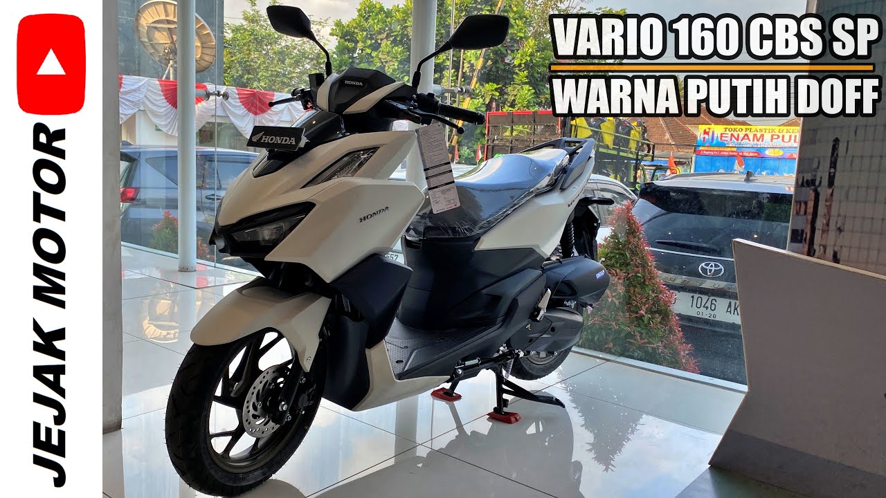 REVIEW + HARGA HONDA VARIO 160 CBS SP PUTIH - YouTube