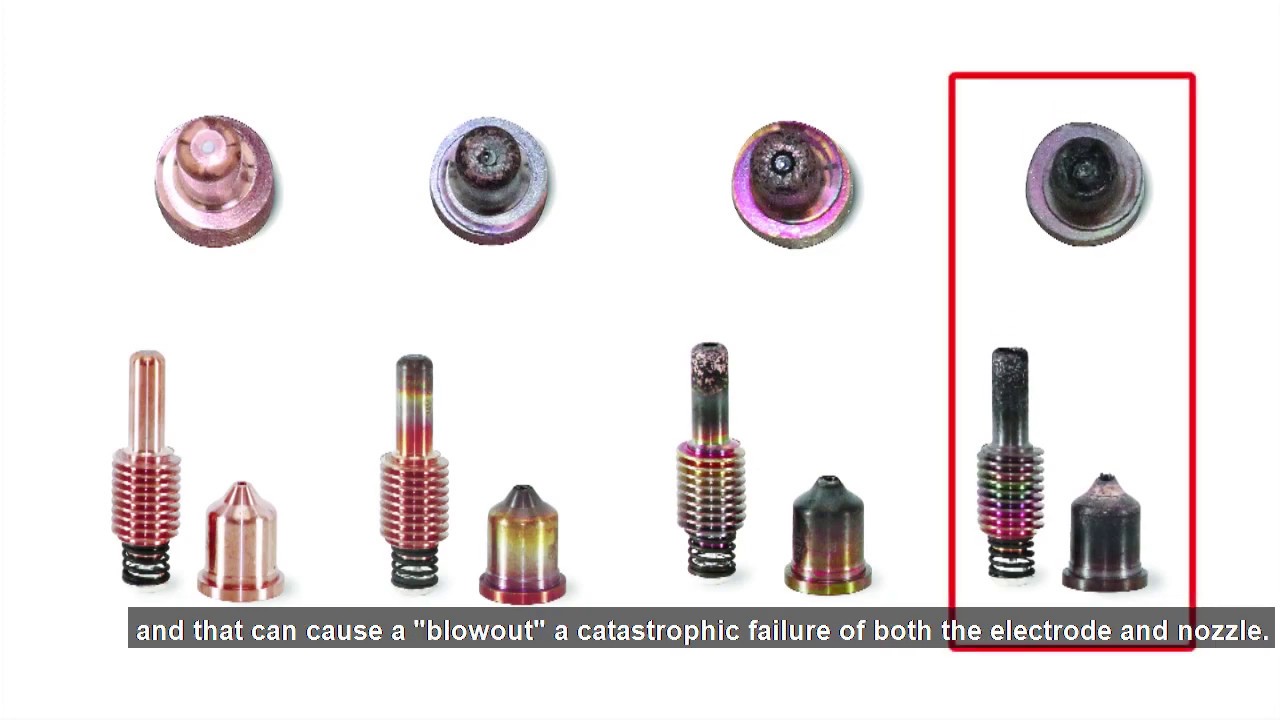 Hypertherm Powermax Systems - When to change electrodes? - YouTube