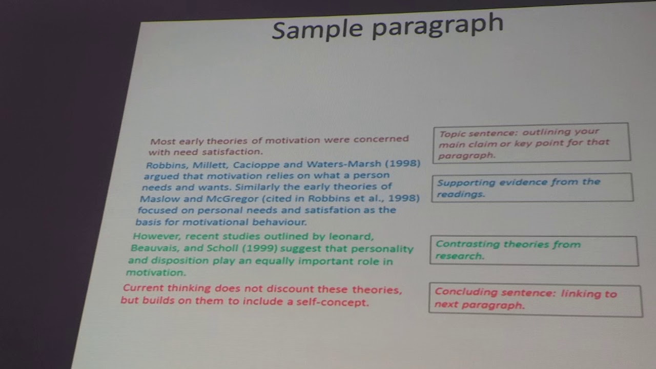 Integrating sources to write the literature review, part one ( Master I ...