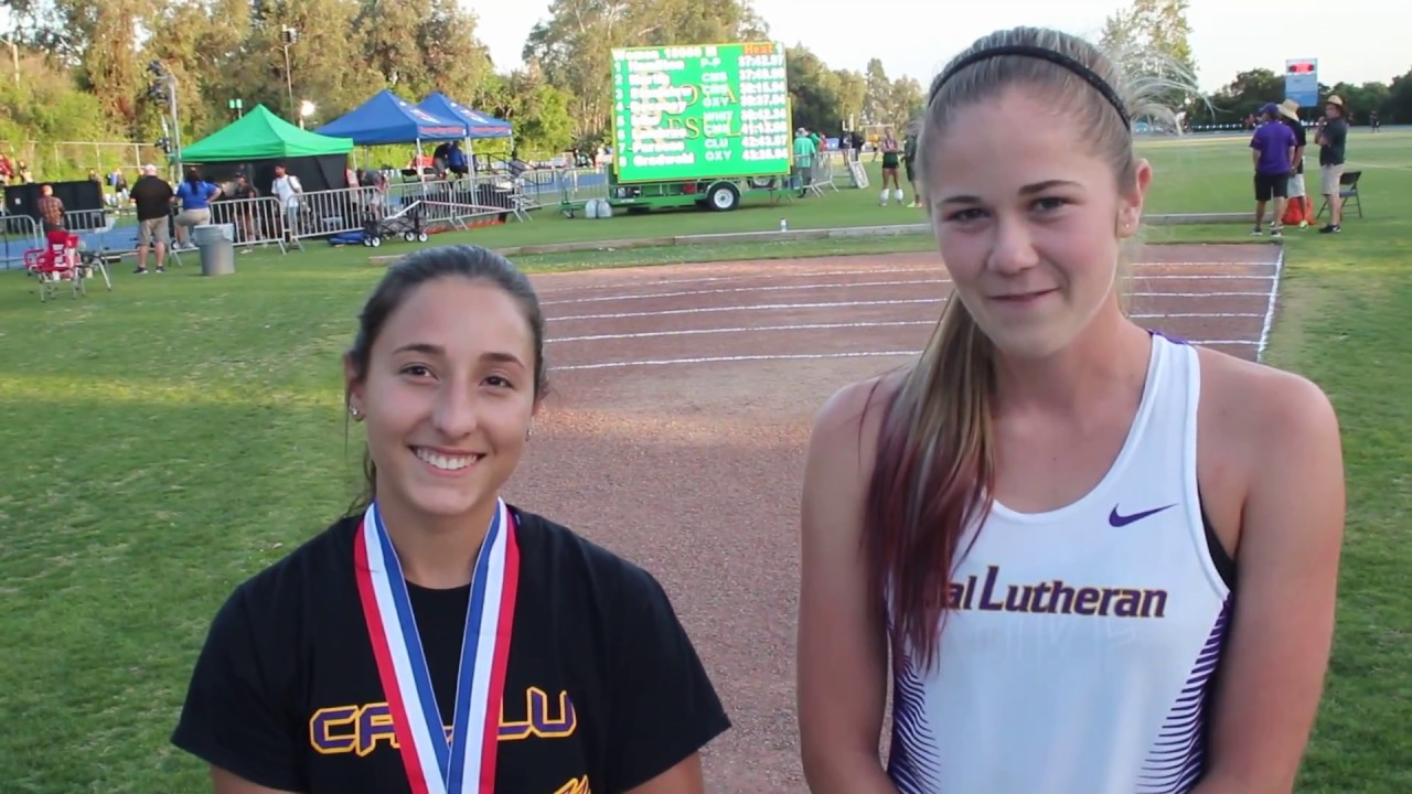 Women's Track & Field SCIAC Championships (Kendall Guidetti & Kelsey ...