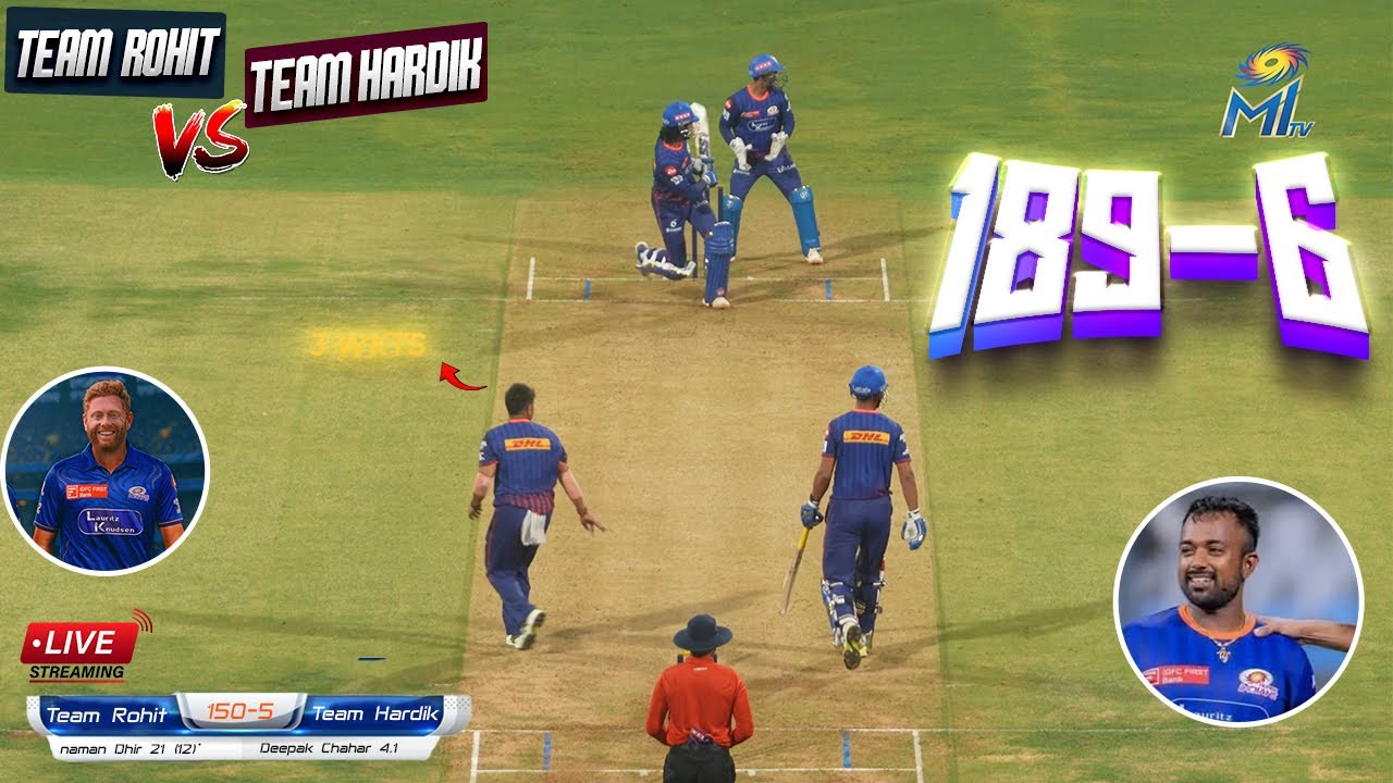 IPL 2025 : Mumbai Indians Practice Match Video 2025 Before PBKS vs MI ...