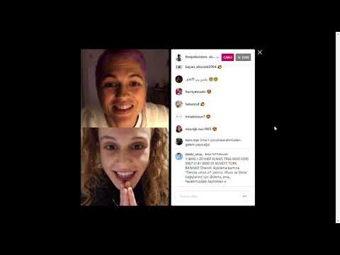 Ahsen Eroğlu instagram canlı yayın