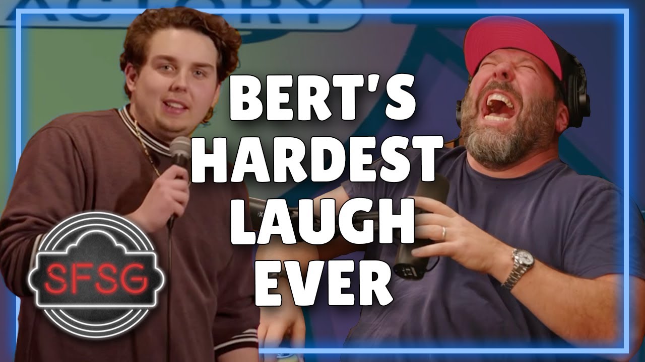 Bert Kreischer makes the CRAZIEST LAUGH in the World at Comedian ...