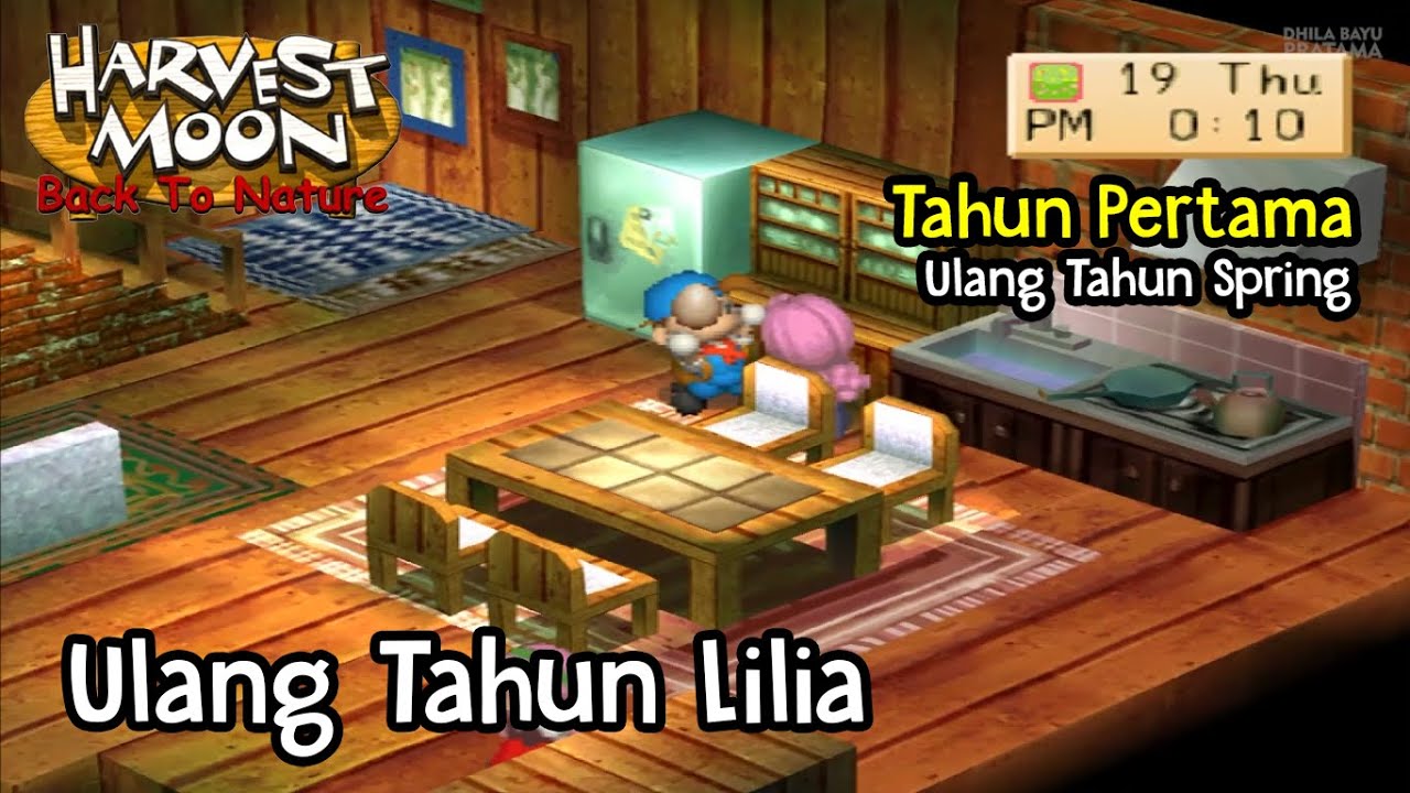 19 Spring Ulang Tahun Lilia Harvest Moon Back To Nature - YouTube