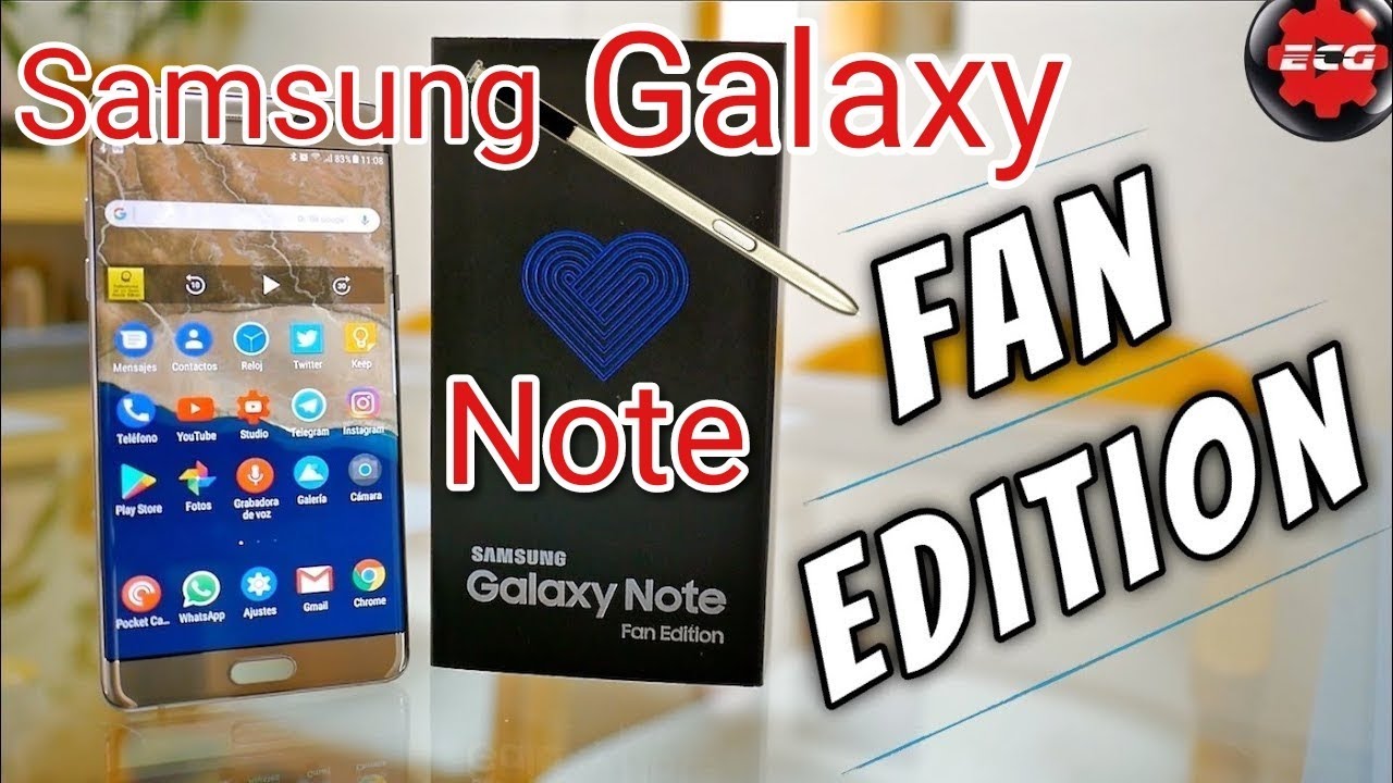 Samsung Galaxy Note Fan Edition impresiones finales - YouTube