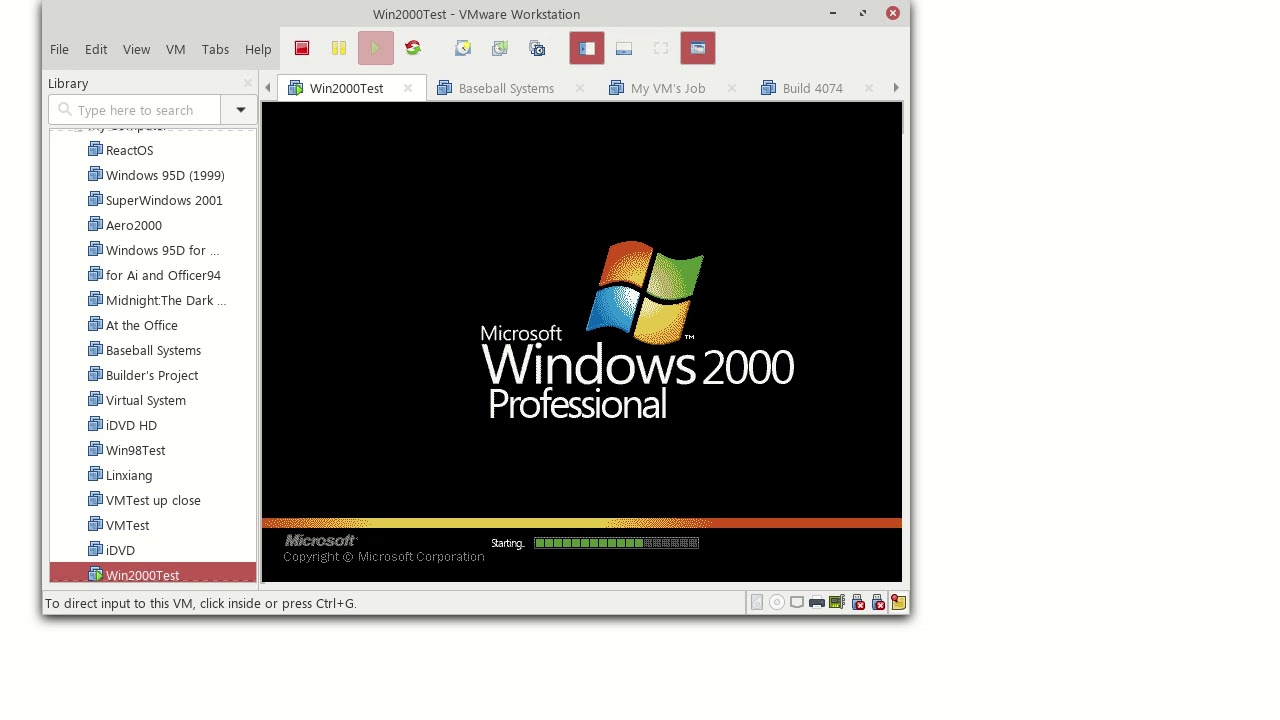 New Windows 2000 Boot Screen - YouTube