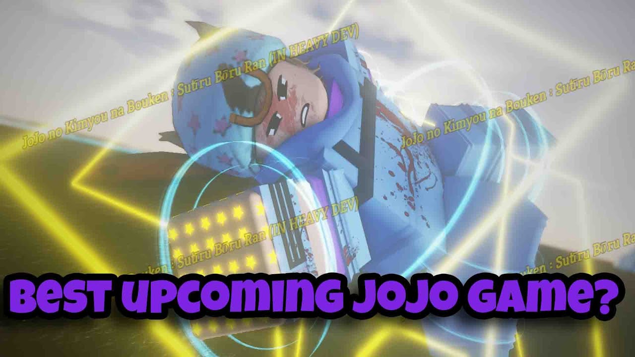 Possibly the best upcoming jjba game on roblox? ( Sutīru Bōru Ran ...