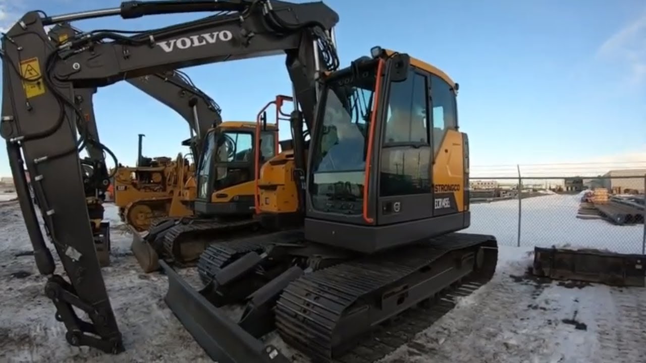 Volvo ECR145el vs ECR145dl - YouTube