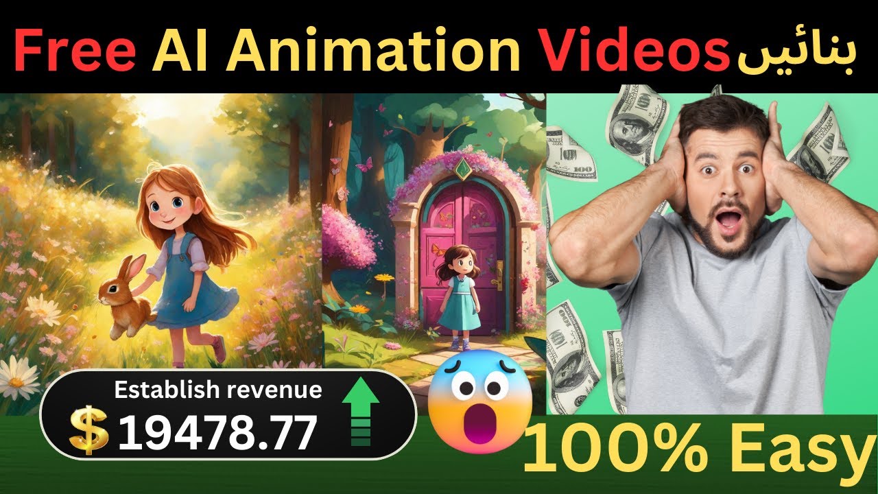 Earn $600/Month | AI With Animation Video Created | 100% FREE | AI ...