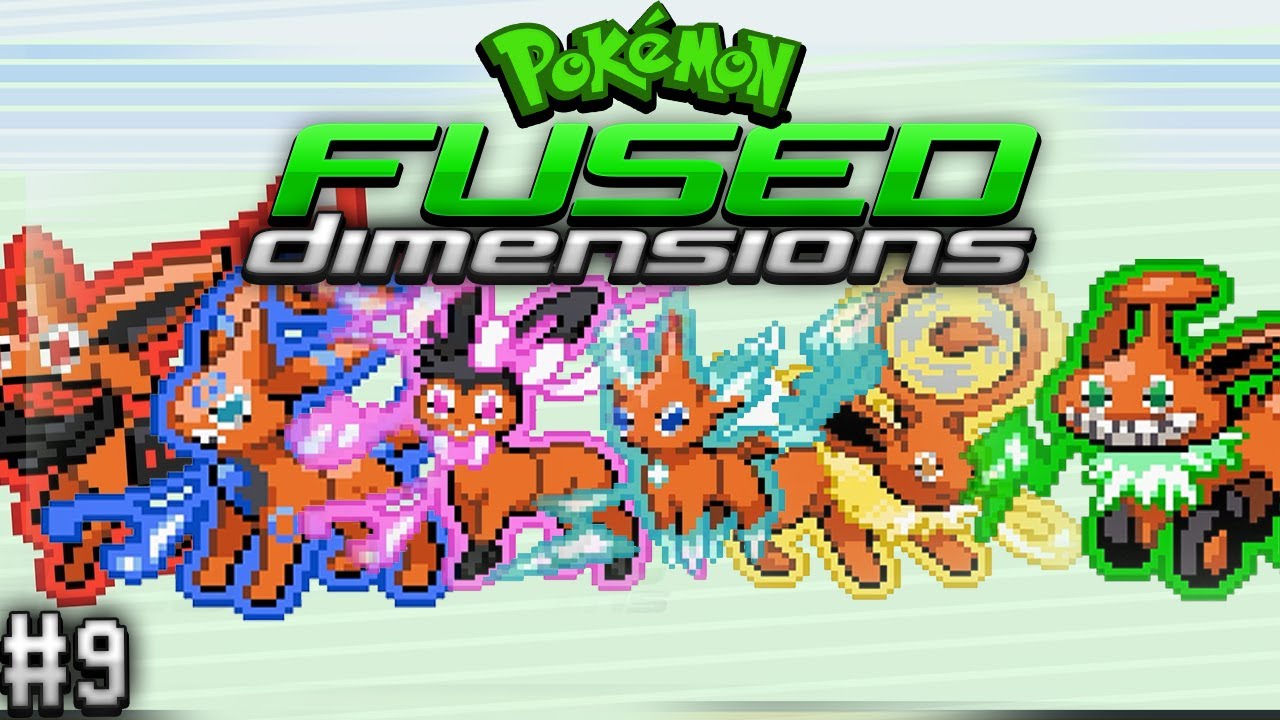 ZAFFERANPOLI & EEVEE E TUTTE LE EVOLUZIONI Let's Play Pokemon Fused ...