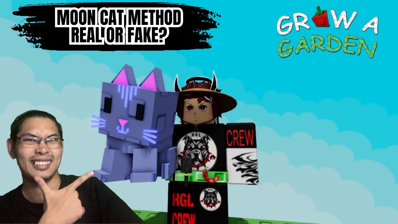 Moon Cat Method In grow a garden! - YouTube