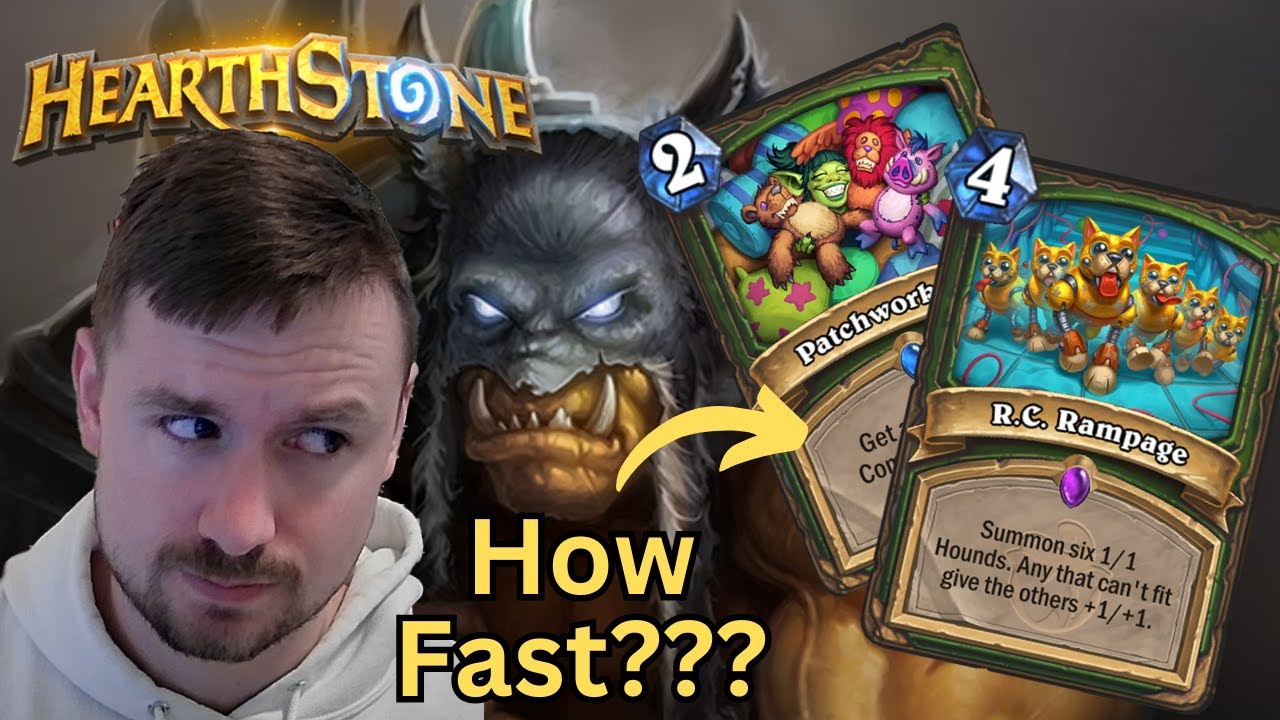 Zoo Hunter Thriving!!! in a Sea of Renathal Decks... (Hearthstone: Perils in Paradise) - YouTube