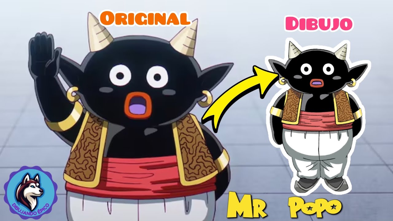 Dibujando a MR POPO NIÑO!!! / Dragon Ball Daima / Fácil y Sencillo ...
