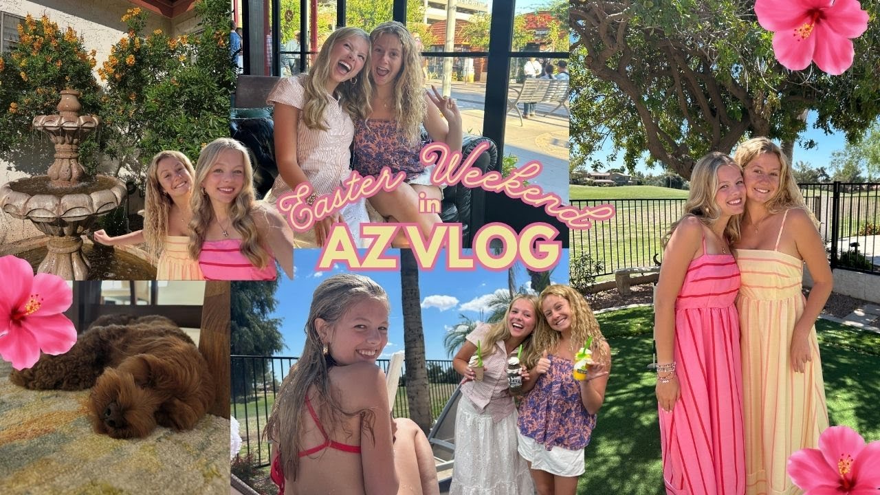 AZ VLOG ★ easter, tanning, swimming + more! - YouTube