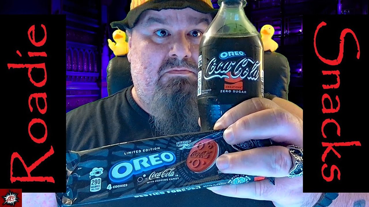 Roadie Snacks: Limited Edition Oreo Coca-Cola & Coca-Cola Oreos - YouTube