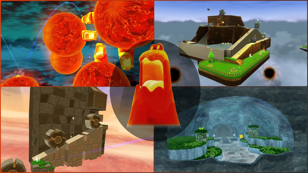 Super Mario Galaxy 2 - World 6 All Galaxies [Cinematic Showcase] - YouTube