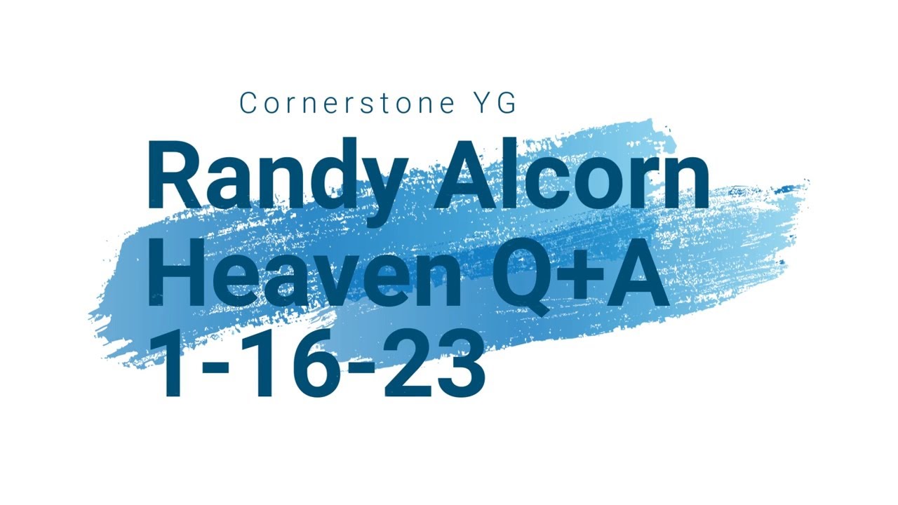 Randy Alcorn Answers Questions from Youth about Heaven - YouTube