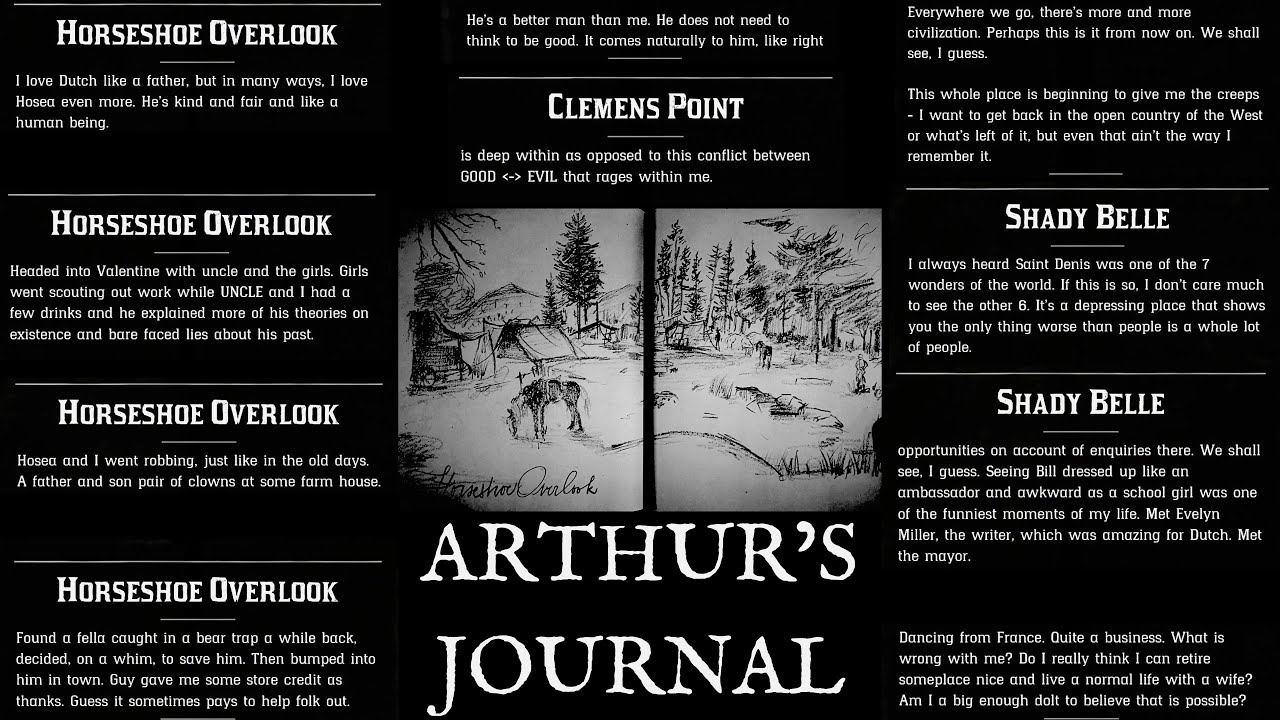 This Fleshes Out Arthur Morgan As a Character More - Arthur's Journal ...