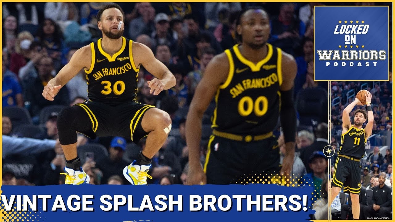 Vintage Splash Brothers Night from Stephen Curry & Klay Thompson Lead ...