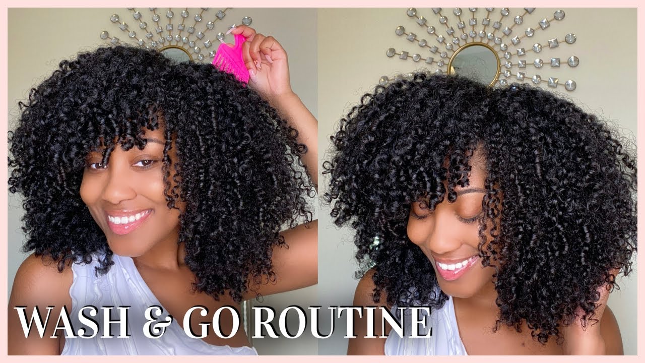 My Summer Wash & Go Routine 2021 | Gel Free | Detailed + Tips - YouTube