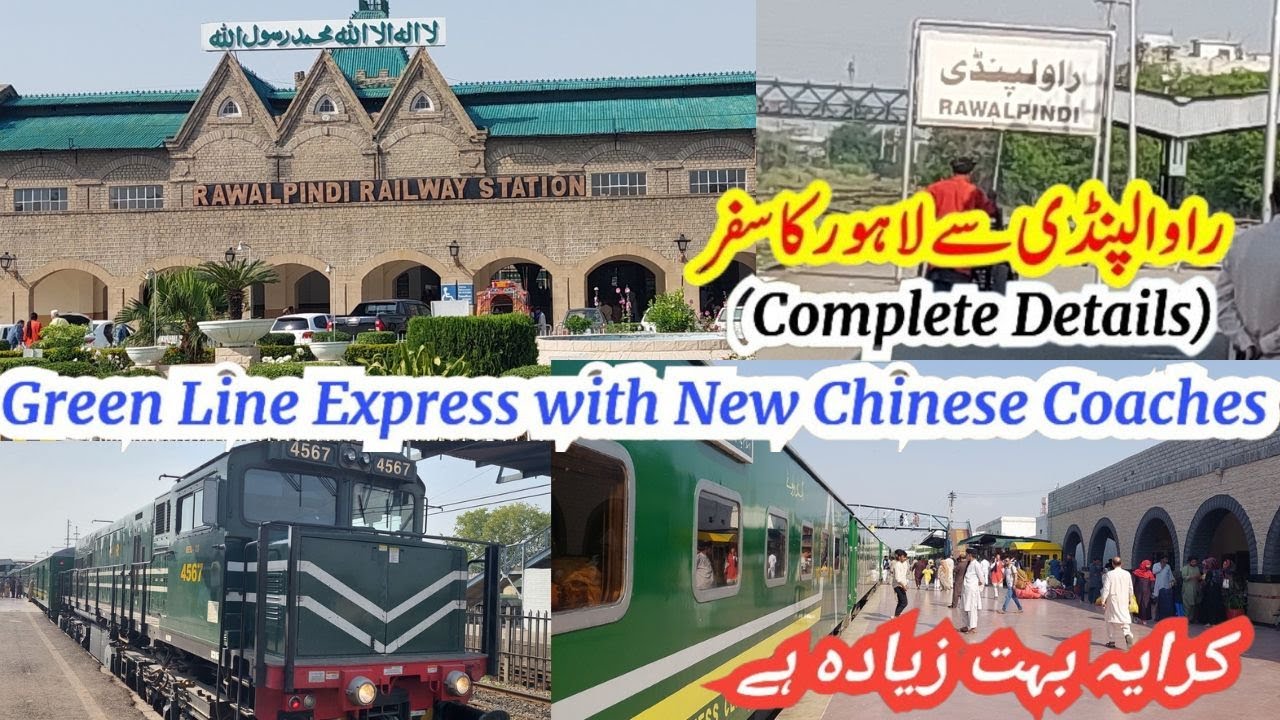 Traveling on Luxurious Train of Pakistan | Green Line | Traveling From ...