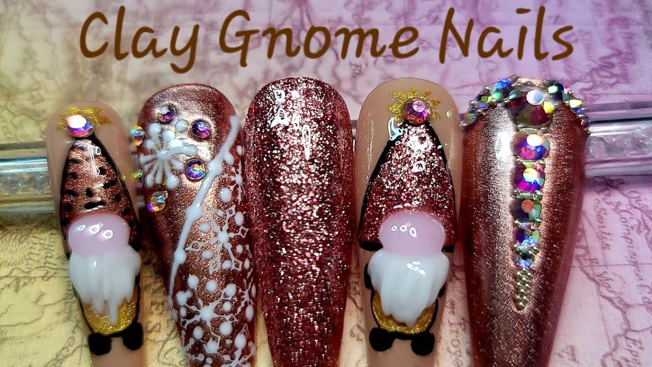How to use Clay for Nails | How to Use a Nail Stamper | Gnome Nail ...