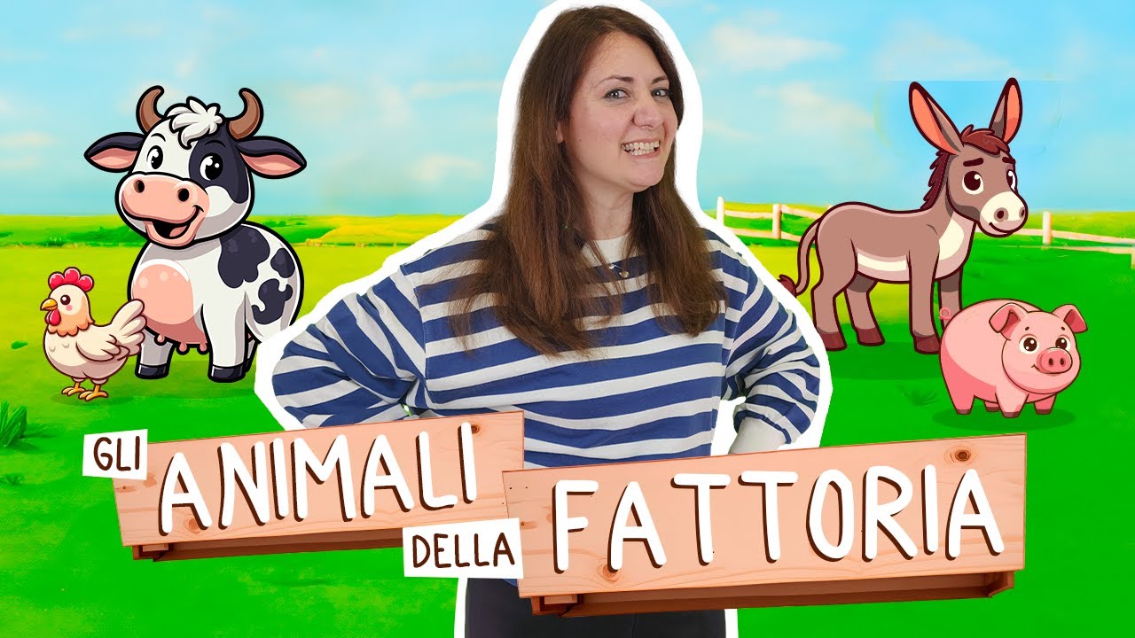 Animali della fattoria | Canzoni e video per bambini in italiano | Sono ...
