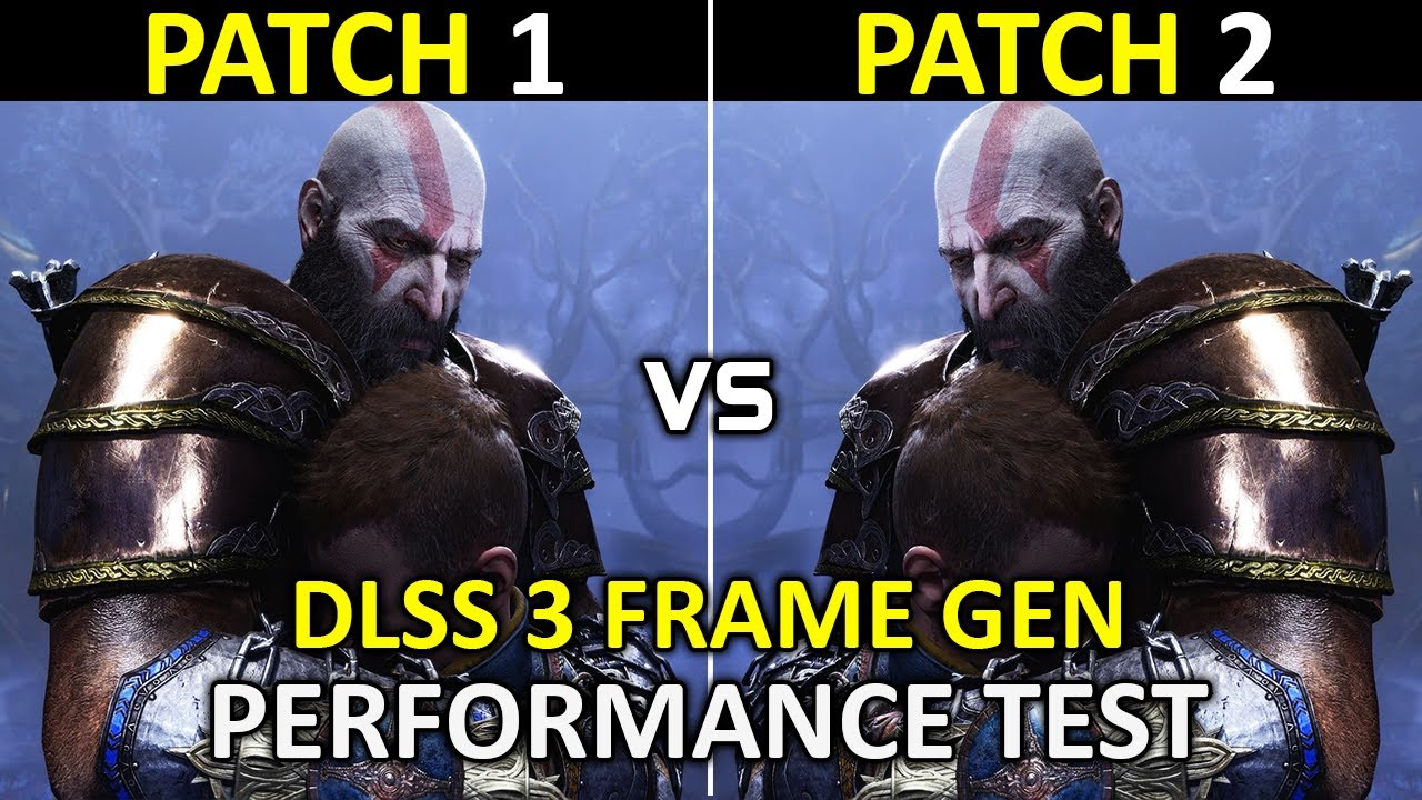 God of War Ragnarok | Patch 1 vs Patch 2 | DLSS 3 Frame Gen Performance ...