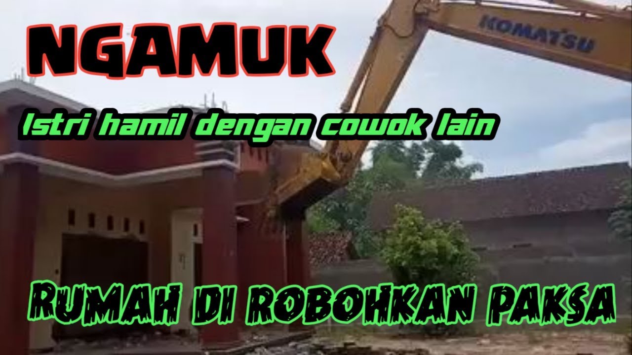 VIRAL PONOROGO || Kesal karena istri selingkuh Rumah di Robohkan - YouTube