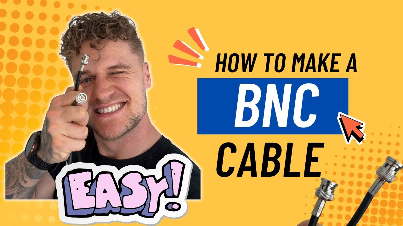 How to Crimp a BNC Connector & Make Your Own BNC Cable - YouTube