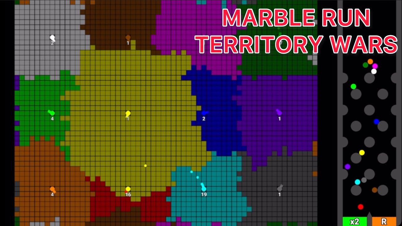 Marble Race - Territory Wars with Canon | Marble Balls Territory wars ...