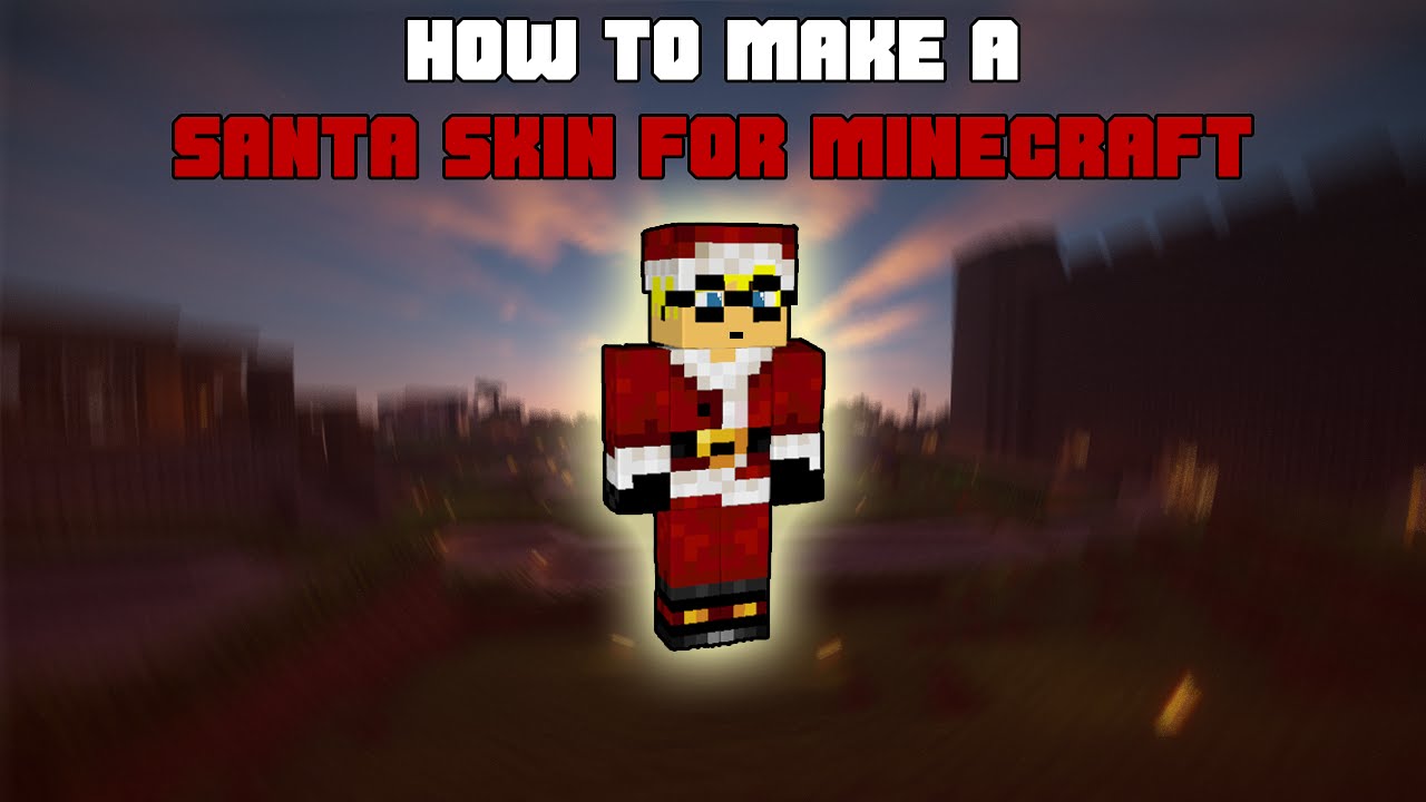 How to Make A Santa Skin for Minecraft (Simple Edition) - YouTube
