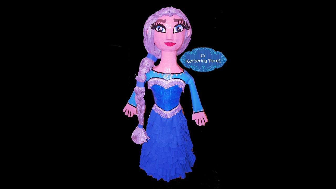 FROZEN ELSA PINATA - YouTube
