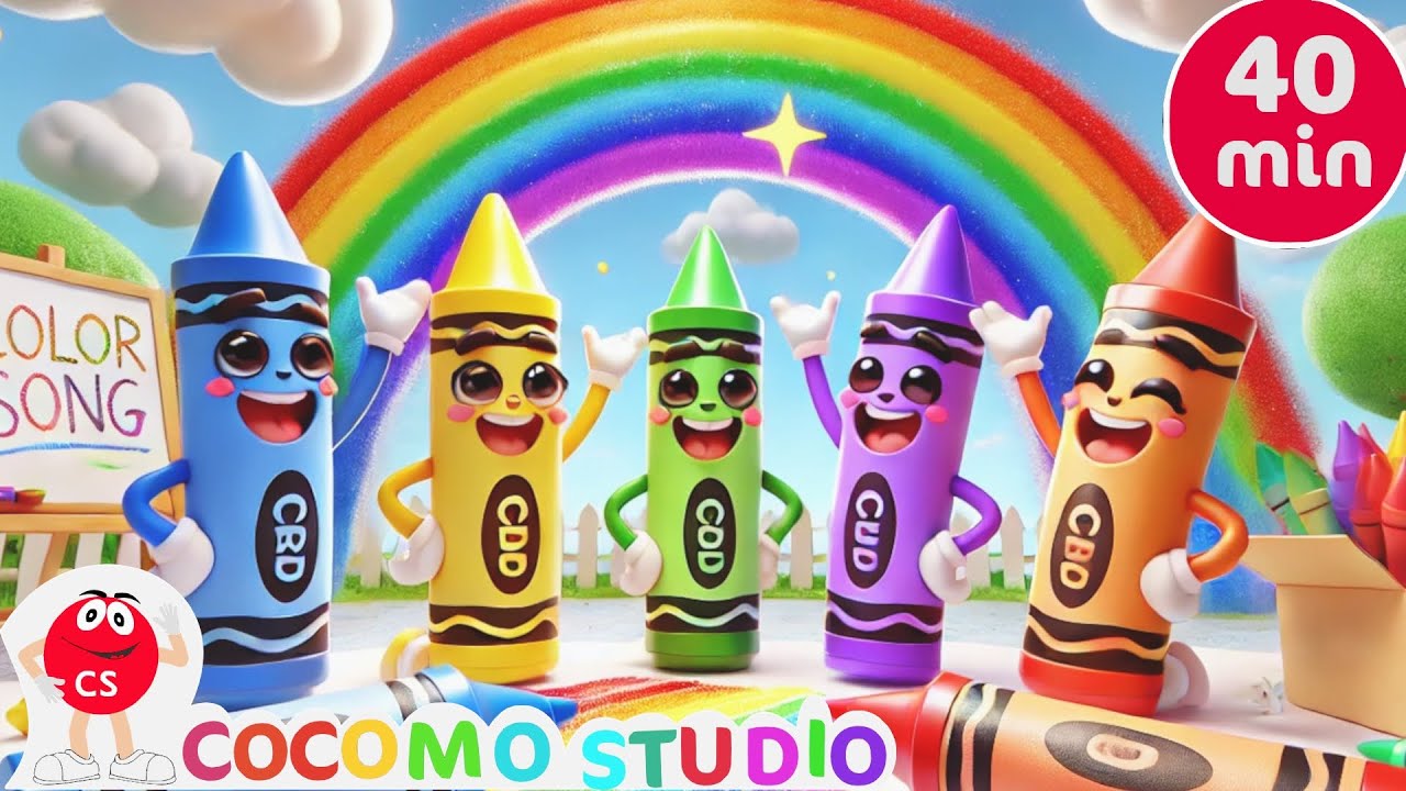 Colors Finger Family - Learn Colors with the Finger Family Nursery ...