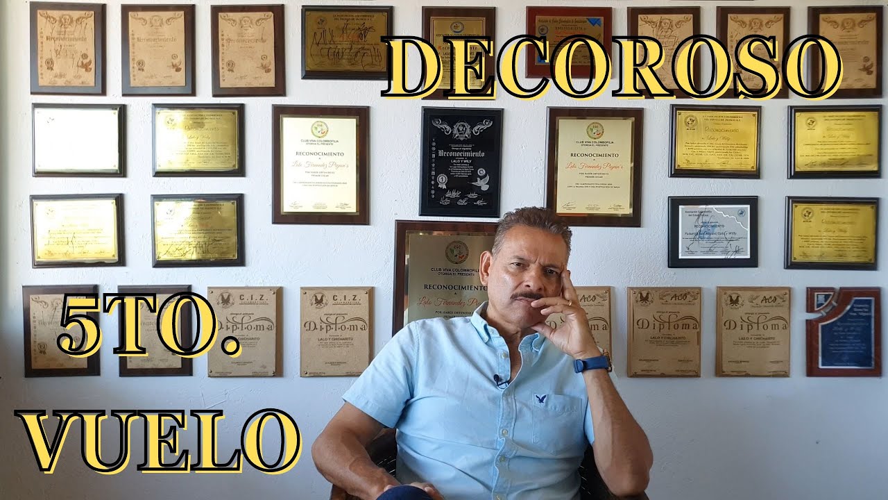 "Decoroso'' 5to. Vuelo Ruta Pichones 2023 - YouTube