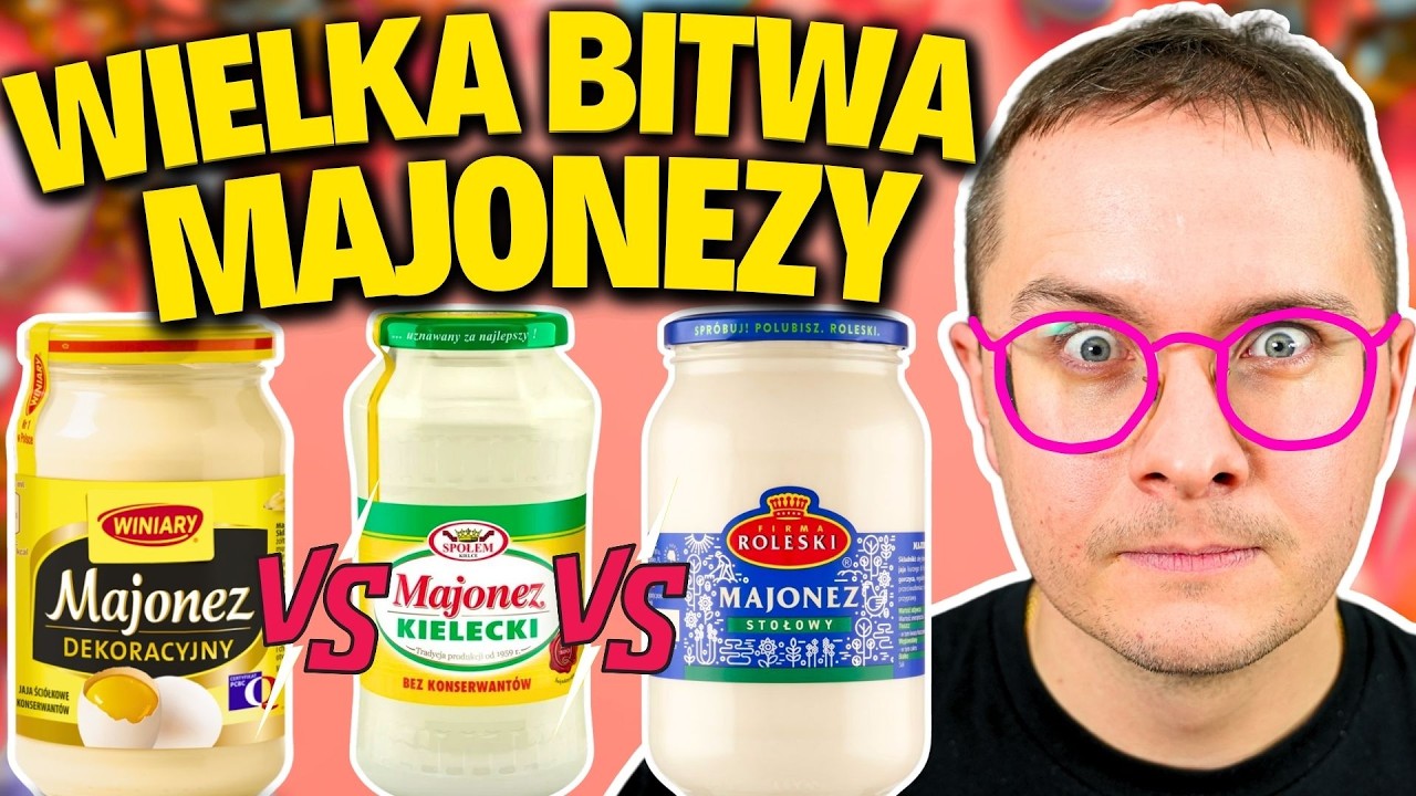 WIELKI TEST MAJONEZÓW PRZED ŚWIĘTAMI - KIELECKI CZY WINIARY?! - YouTube