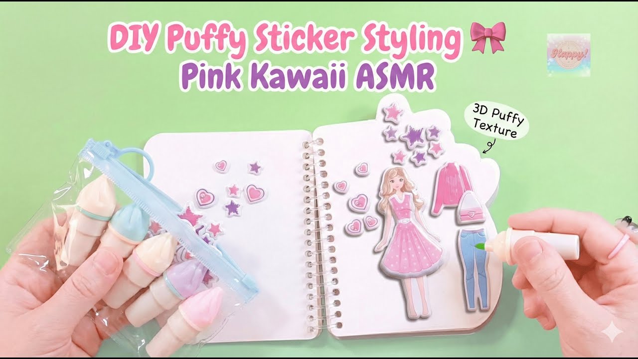 Stickers Book Doll Dress Up Asmr Top Model #sticker #clothes #dress # ...