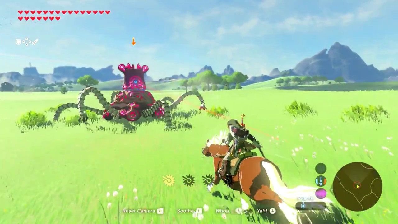 The Legend of Zelda: Breath of the Wild - Traveling Hyrule Field (with ...