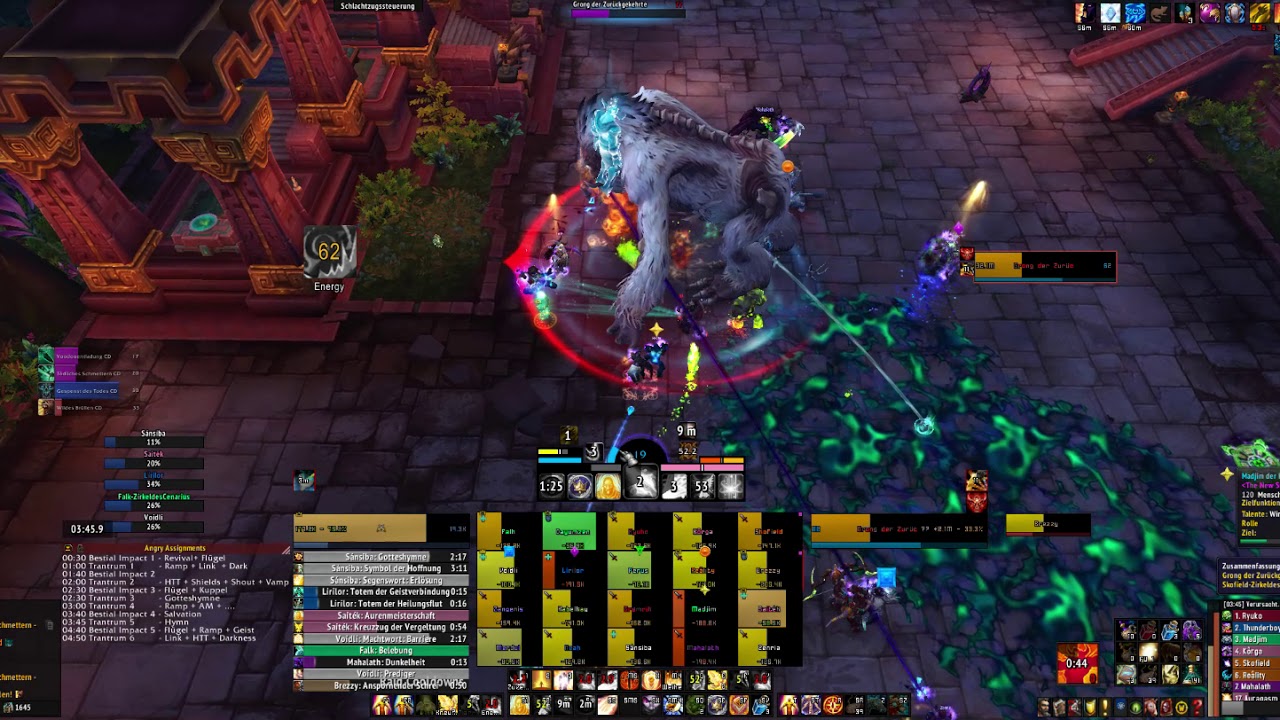 WoW - Battle of Dazar'alor - Grong Mythic - Holy Pala PoV - YouTube