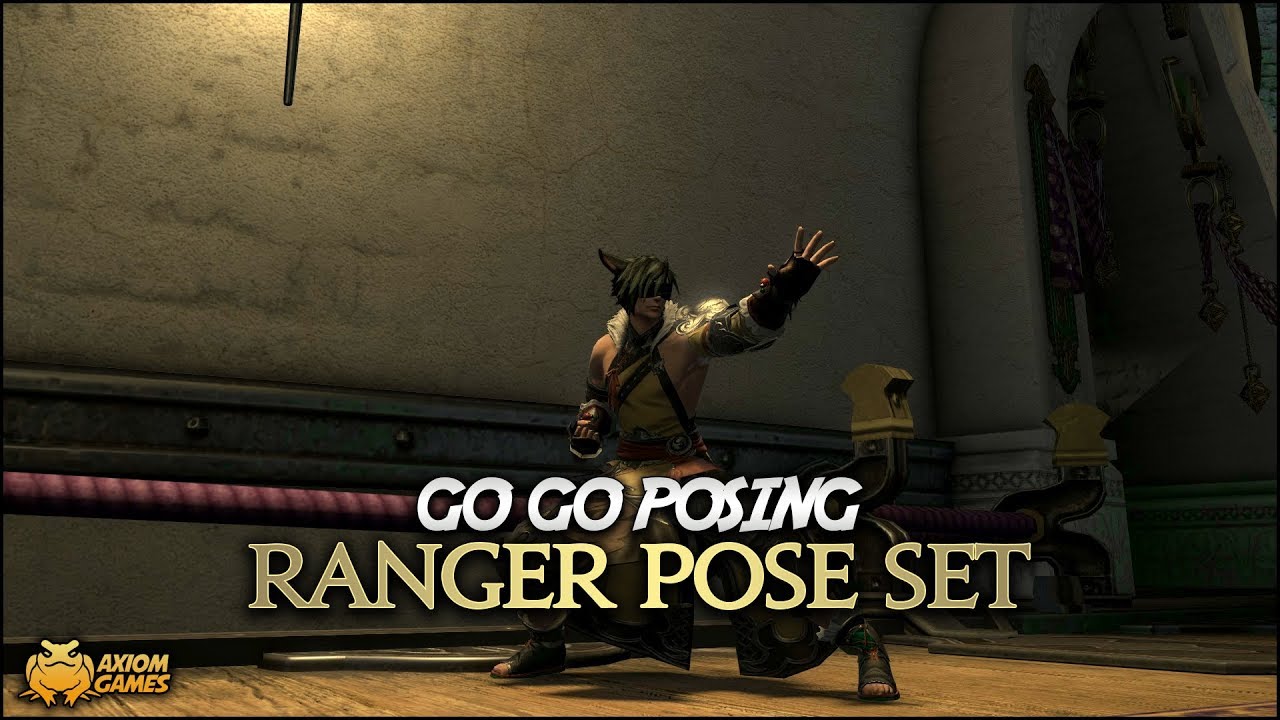 Final Fantasy XIV - Go Go Posing Ranger Pose Set - YouTube