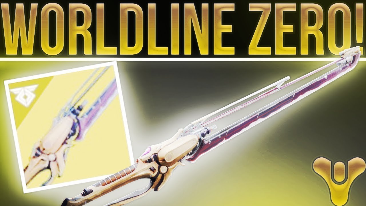 Destiny 2 - How to get Worldline Zero - Masterwork !!! - YouTube