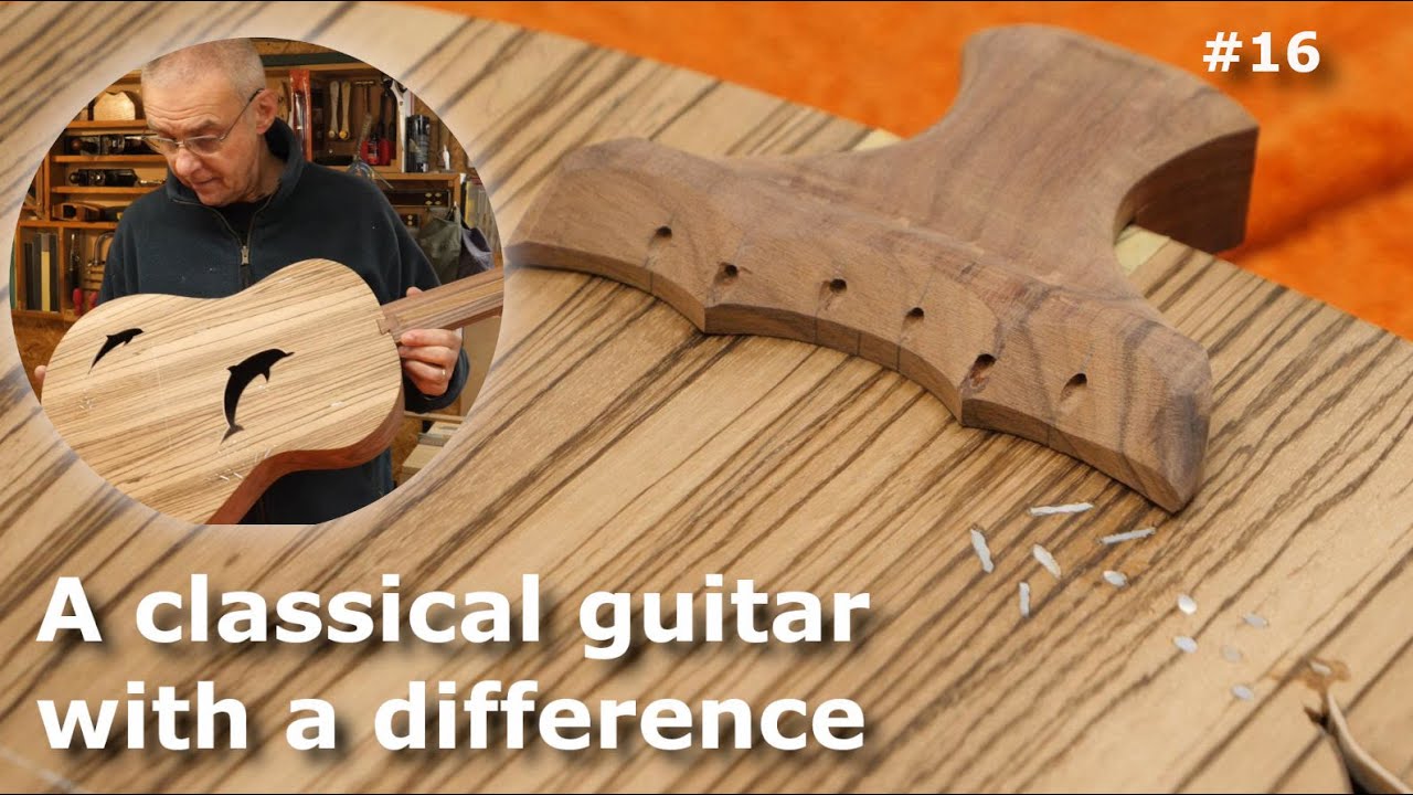 Building a unique classical style guitar - Fret Slots, tail stop holes ...
