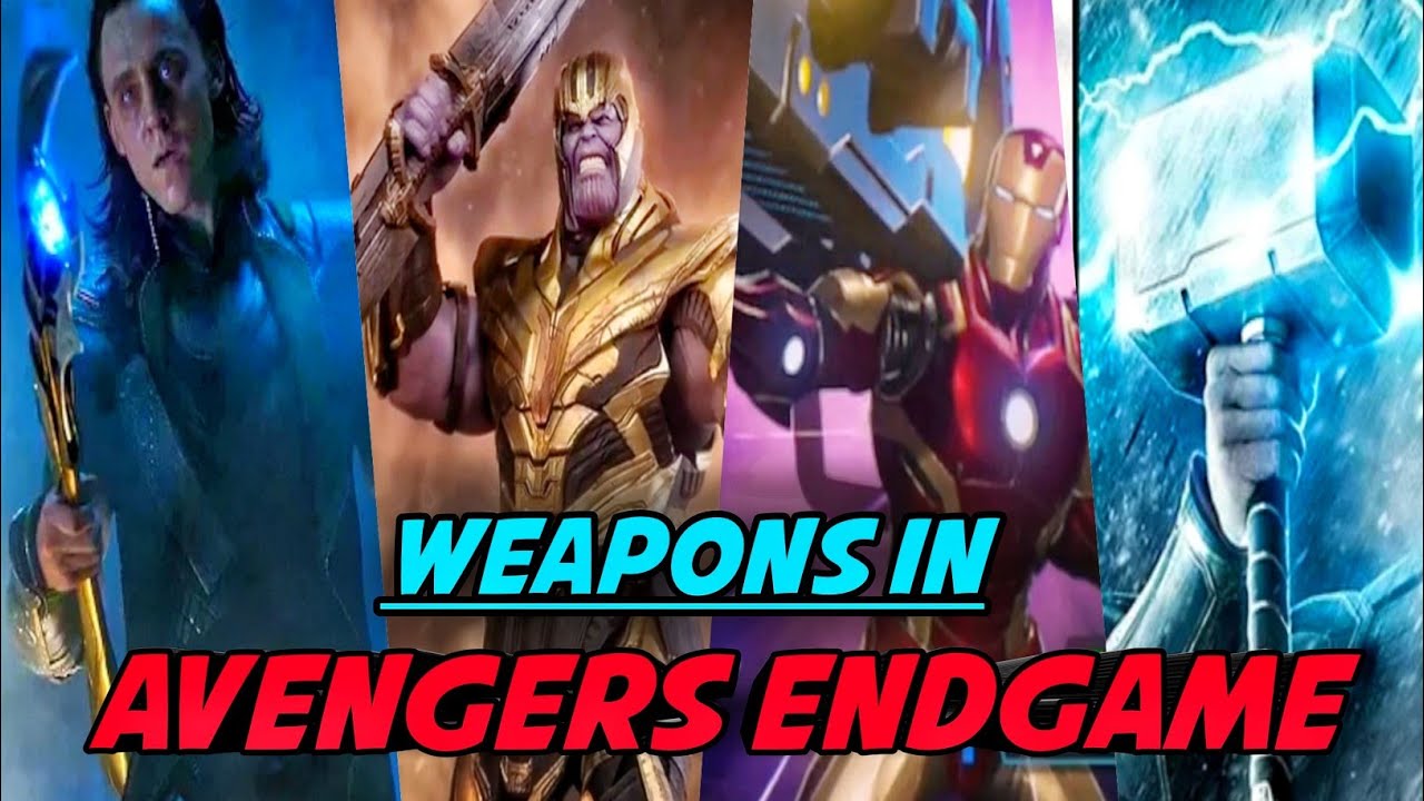 Weapons in Avengers Endgame - YouTube