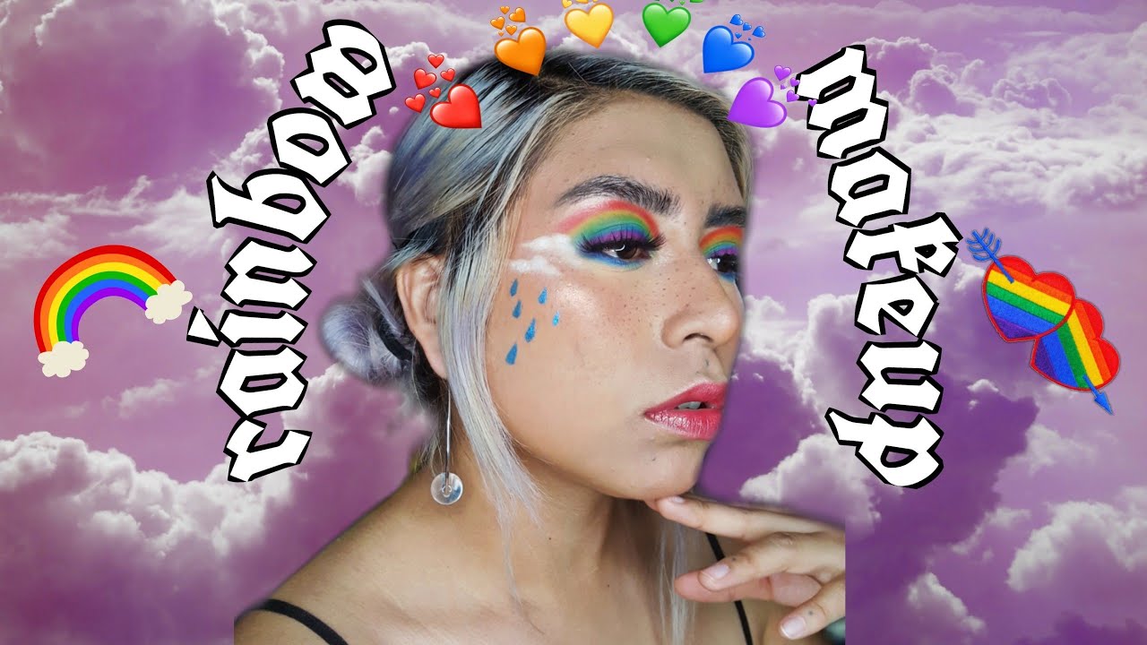RAINBOW MAKEUP/ MAQUILLAJE ARCOIRIS 🌈 - YouTube