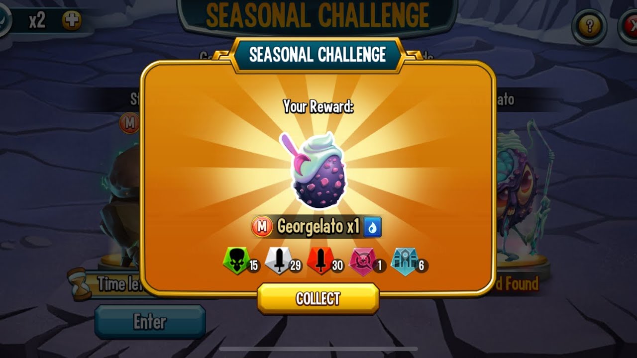 Collecting Mythic “Georgelato” Monster Egg in Monster Legends (Seasonal ...