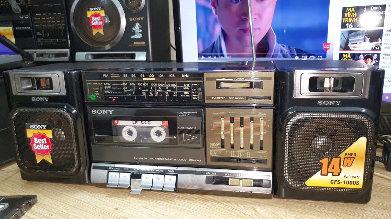 (Đã bán) Review cassette Sony cfs 1000s giá 850k - YouTube
